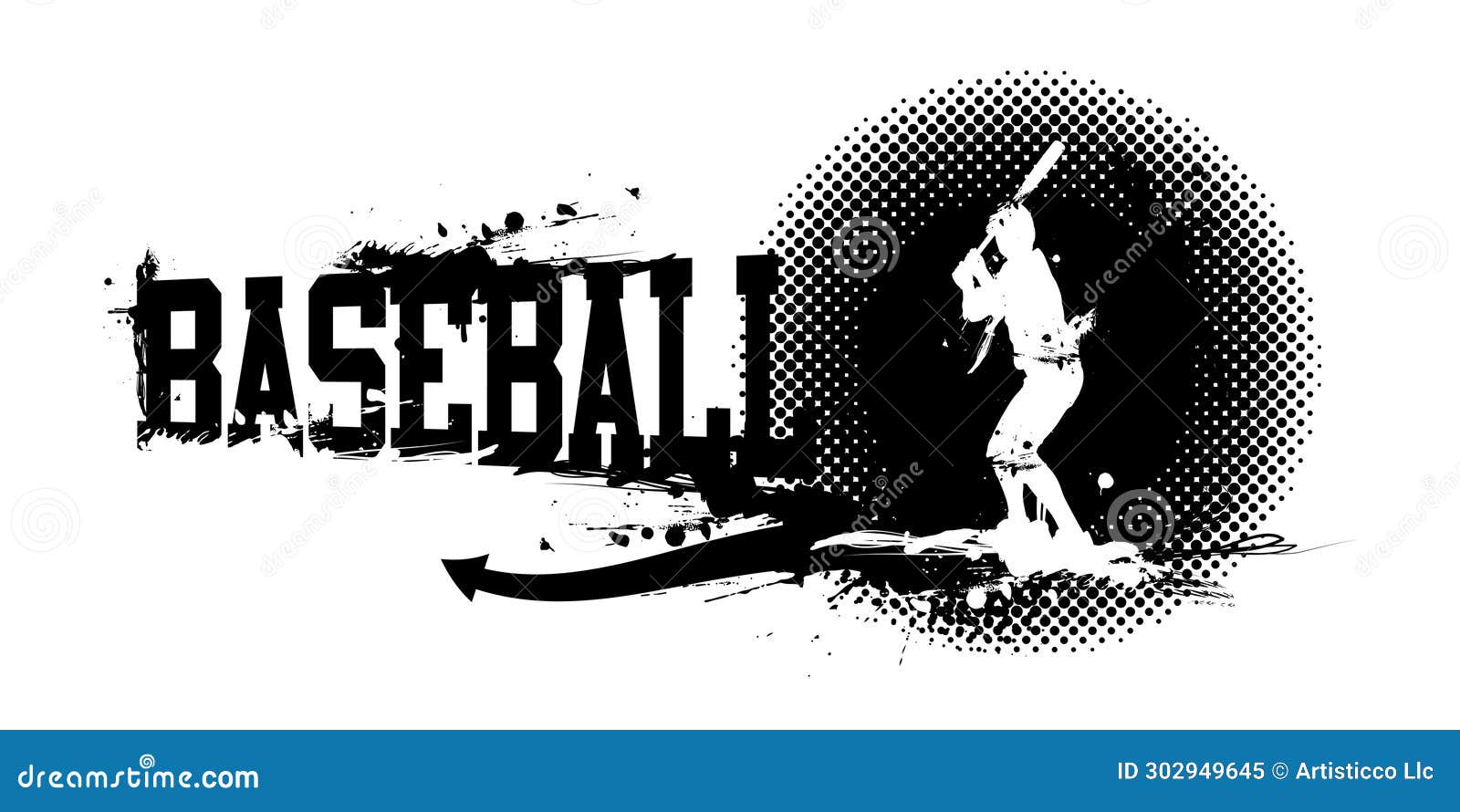 Baseball Banner Vector Illustration Stock Vector - Illustration of ...