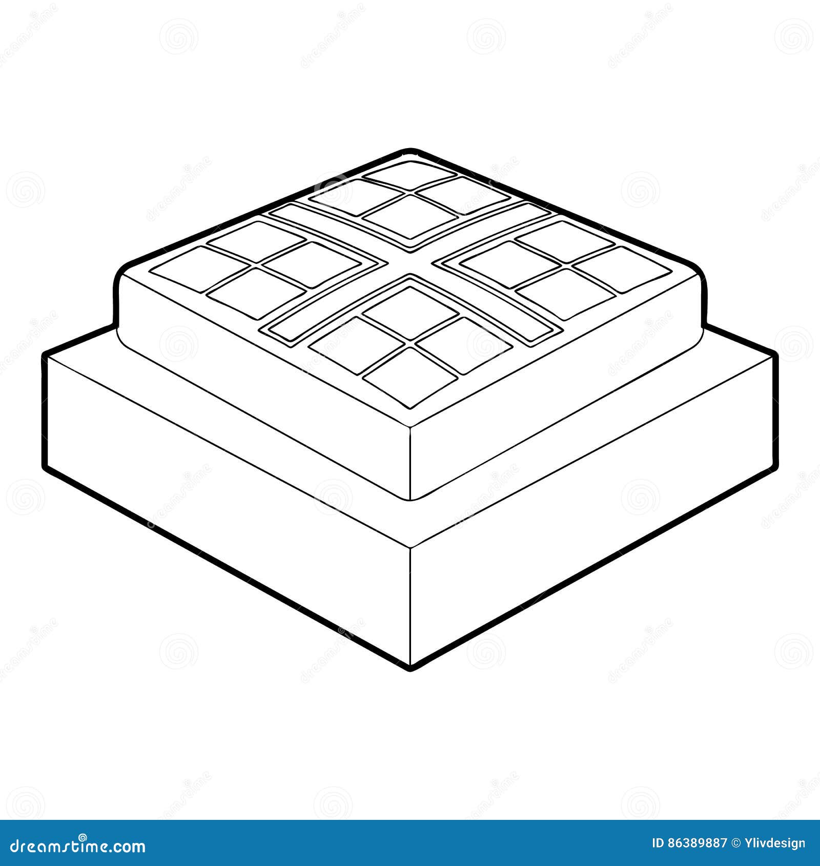 Baseball Base Icon, Outline Style Stock Vector - Illustration of ...