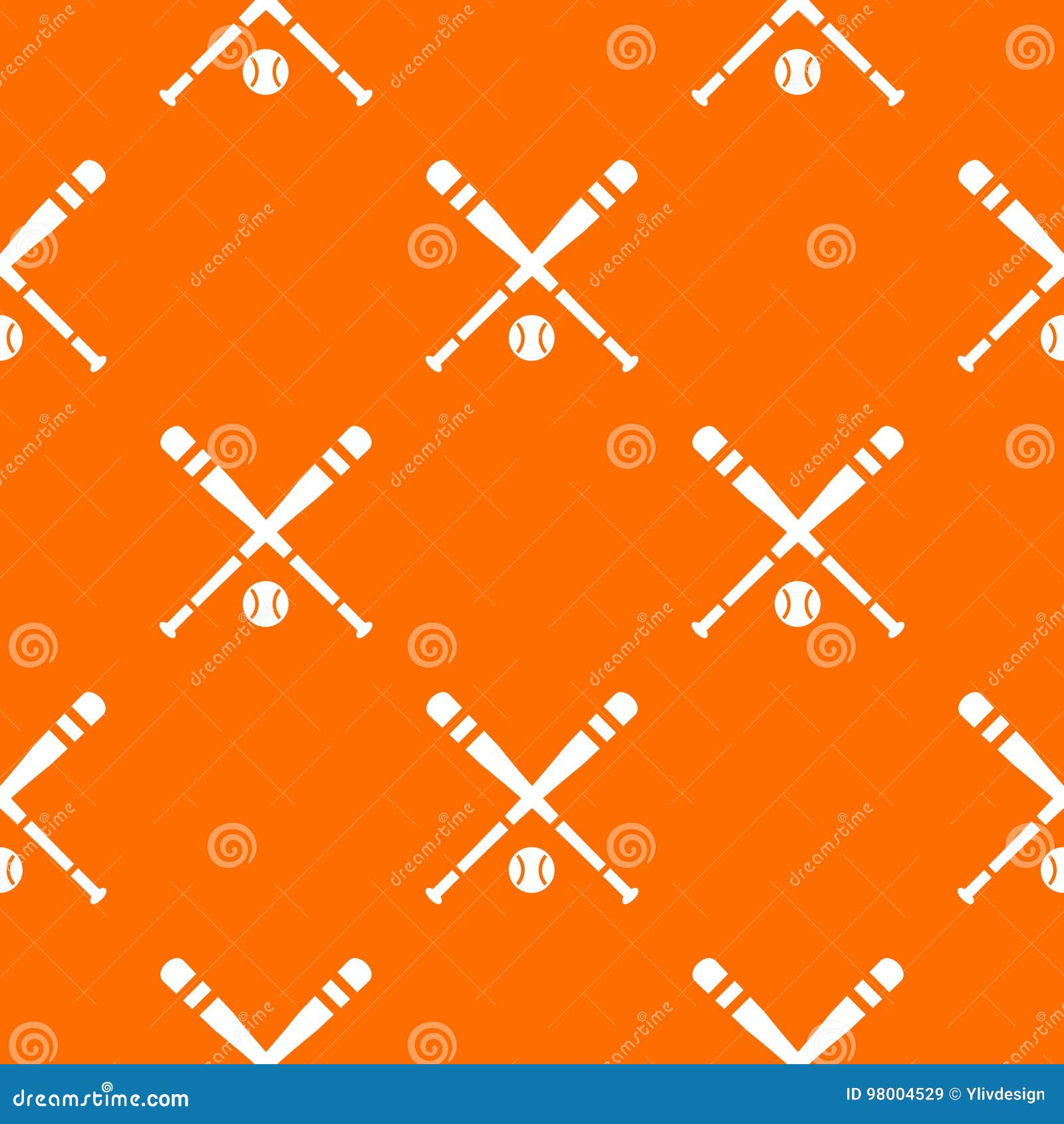 Baseball Bat and Ball Pattern Seamless Stock Vector - Illustration of ...
