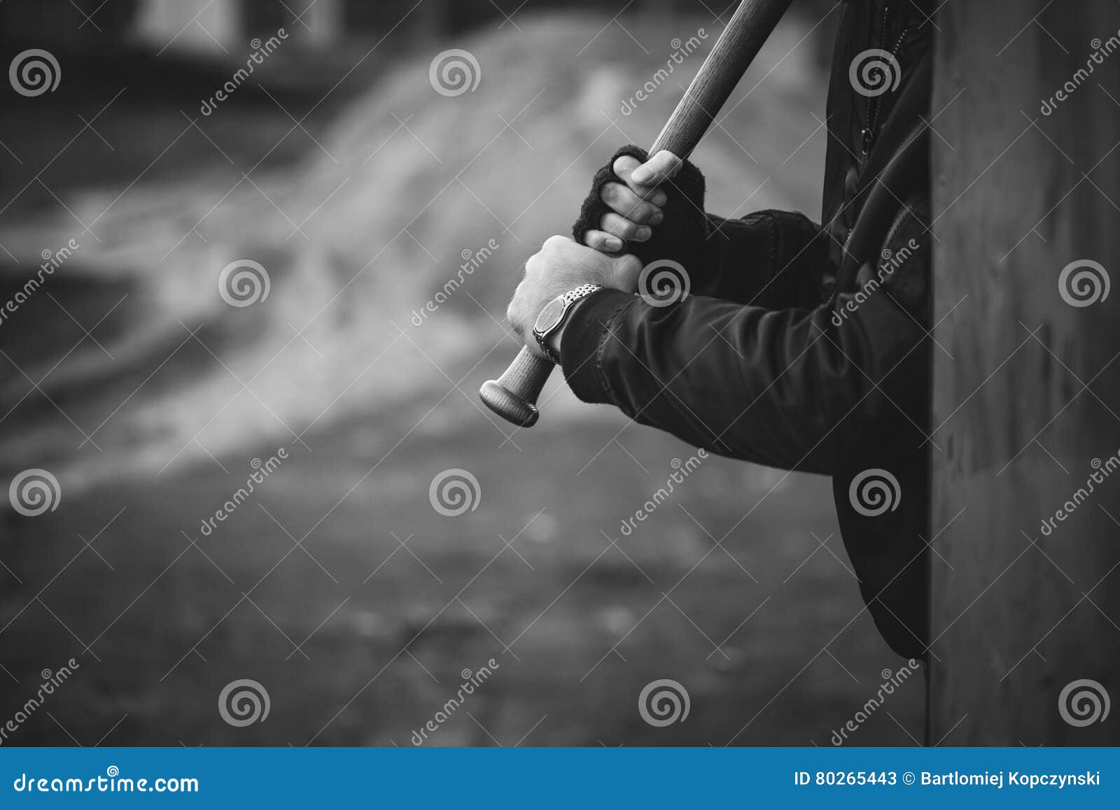 Baseball Bat in Hands Ready To Attack Stock Image - Image of ball ...