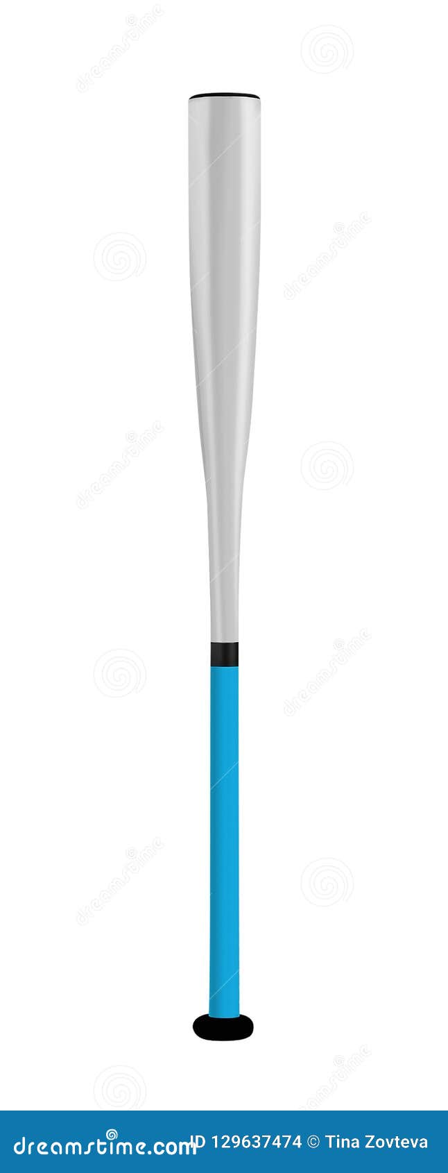 Baseball Bat Isolated on White Stock Photo - Image of equipment, team ...