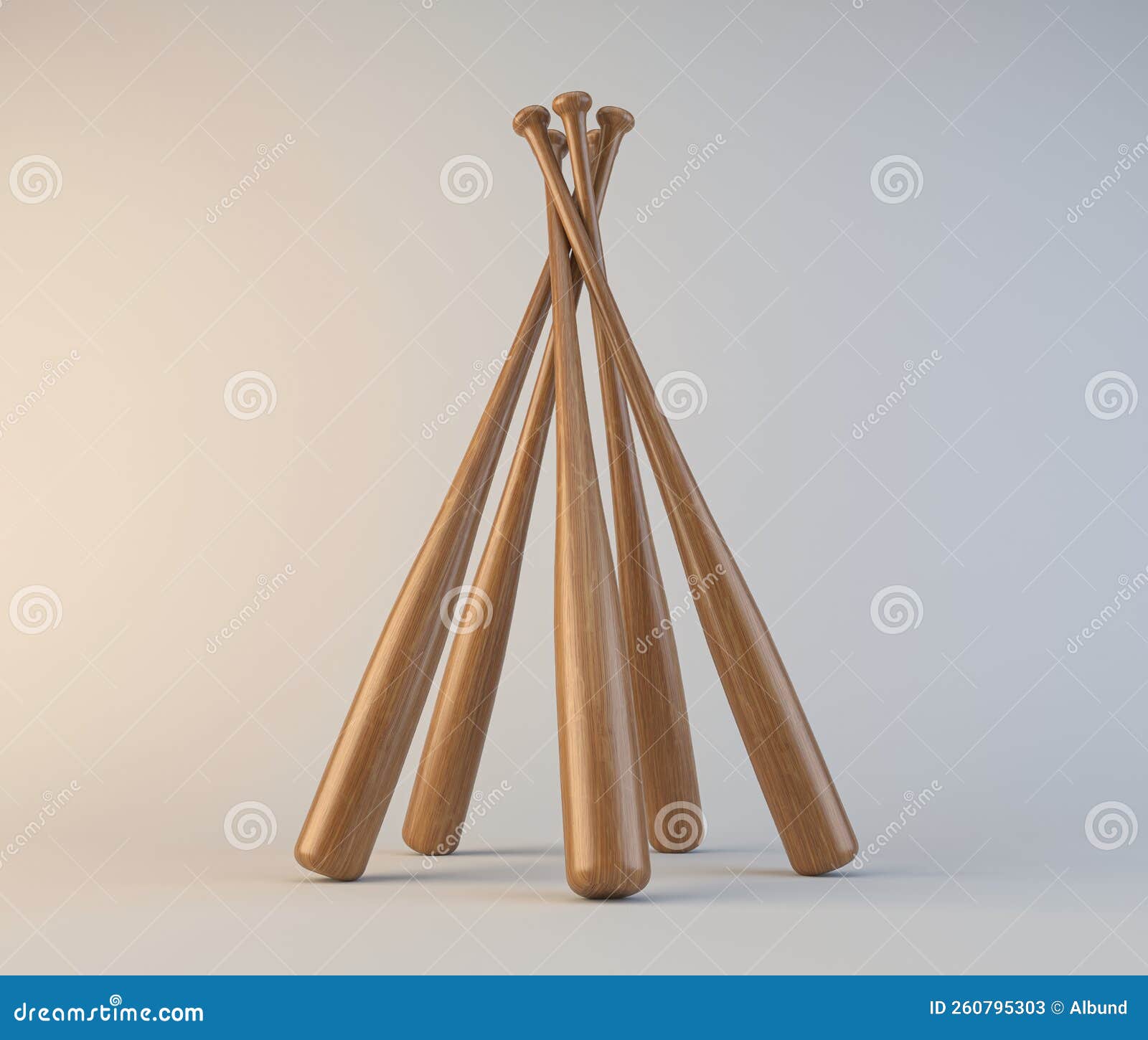 Baseball Bat Standing Stack Stock Illustration - Illustration of ...