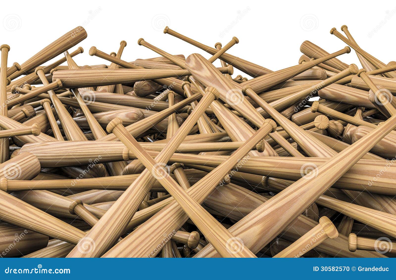 Baseball bats pile stock illustration. Illustration of swing - 30582570