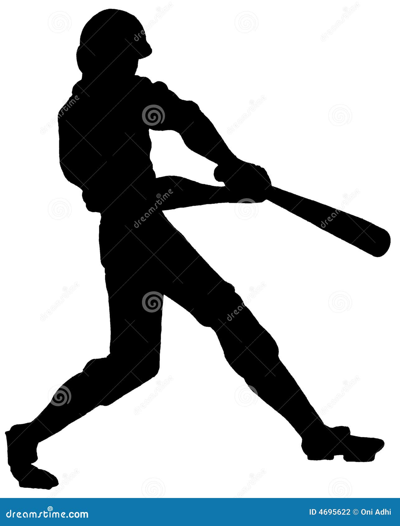 Baseball Batter Silhouette Royalty-Free Stock Image | CartoonDealer.com ...