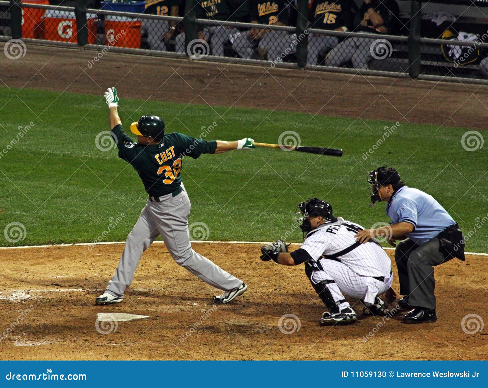 Baseball - batter swinging editorial image. Image of infield - 11059130