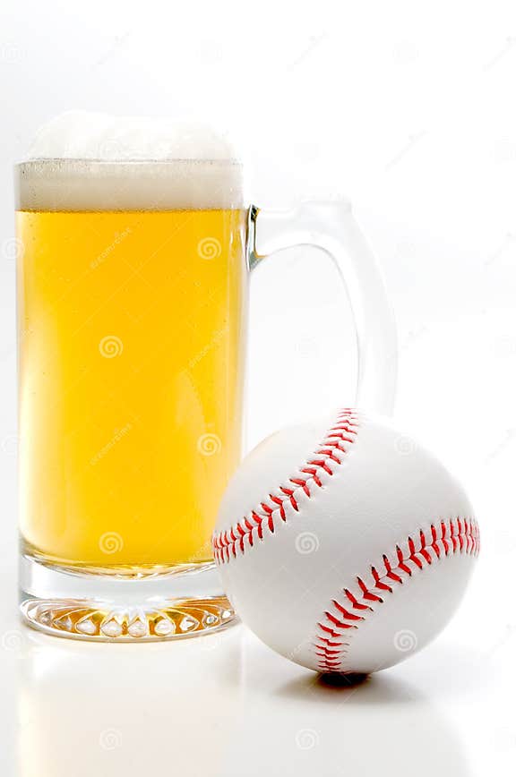 Baseball and Beer stock photo. Image of alcohol, drinking - 5593838