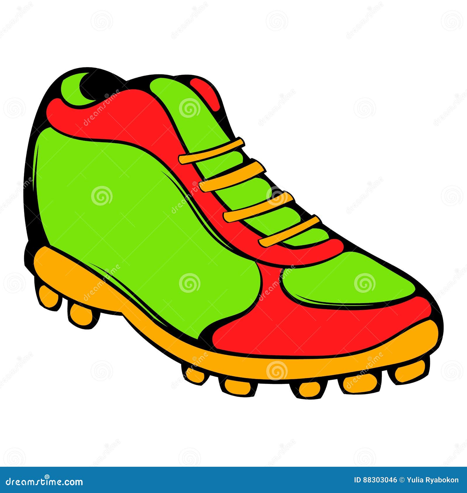 Baseball Boot Icon, Icon Cartoon Stock Vector - Illustration of ...