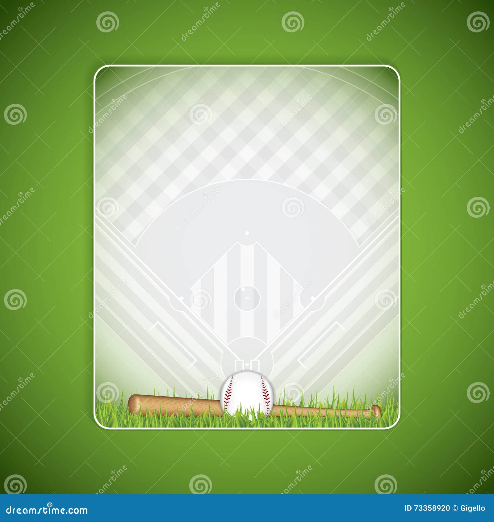 Baseball brochure stock vector. Illustration of base - 73358920