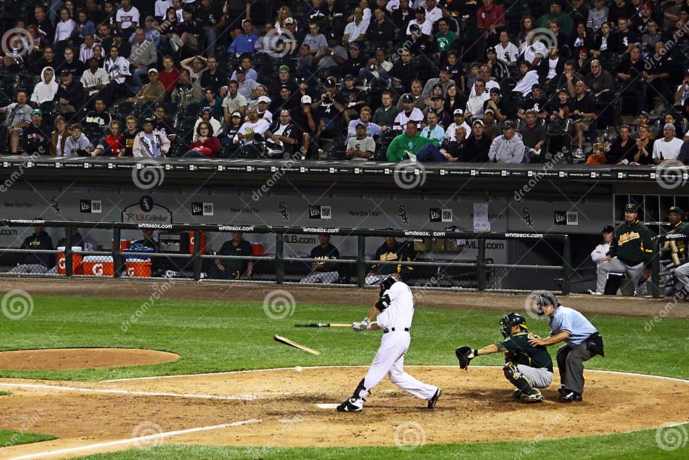 Baseball - Broken, Shattered Bat Editorial Photography - Image of ...