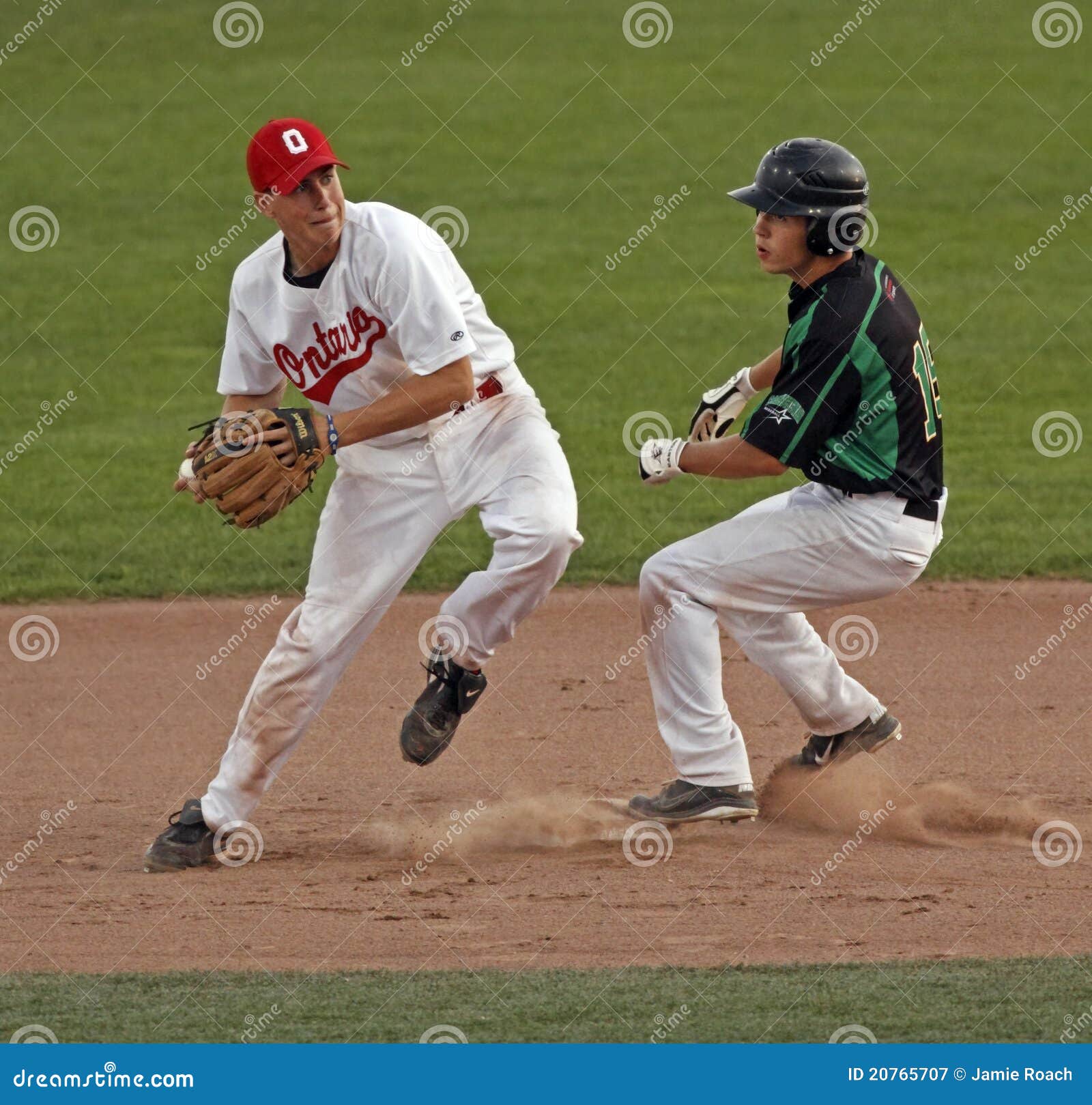 Baseball Canada Cup Second Base Runner Editorial Photography - Image of ...
