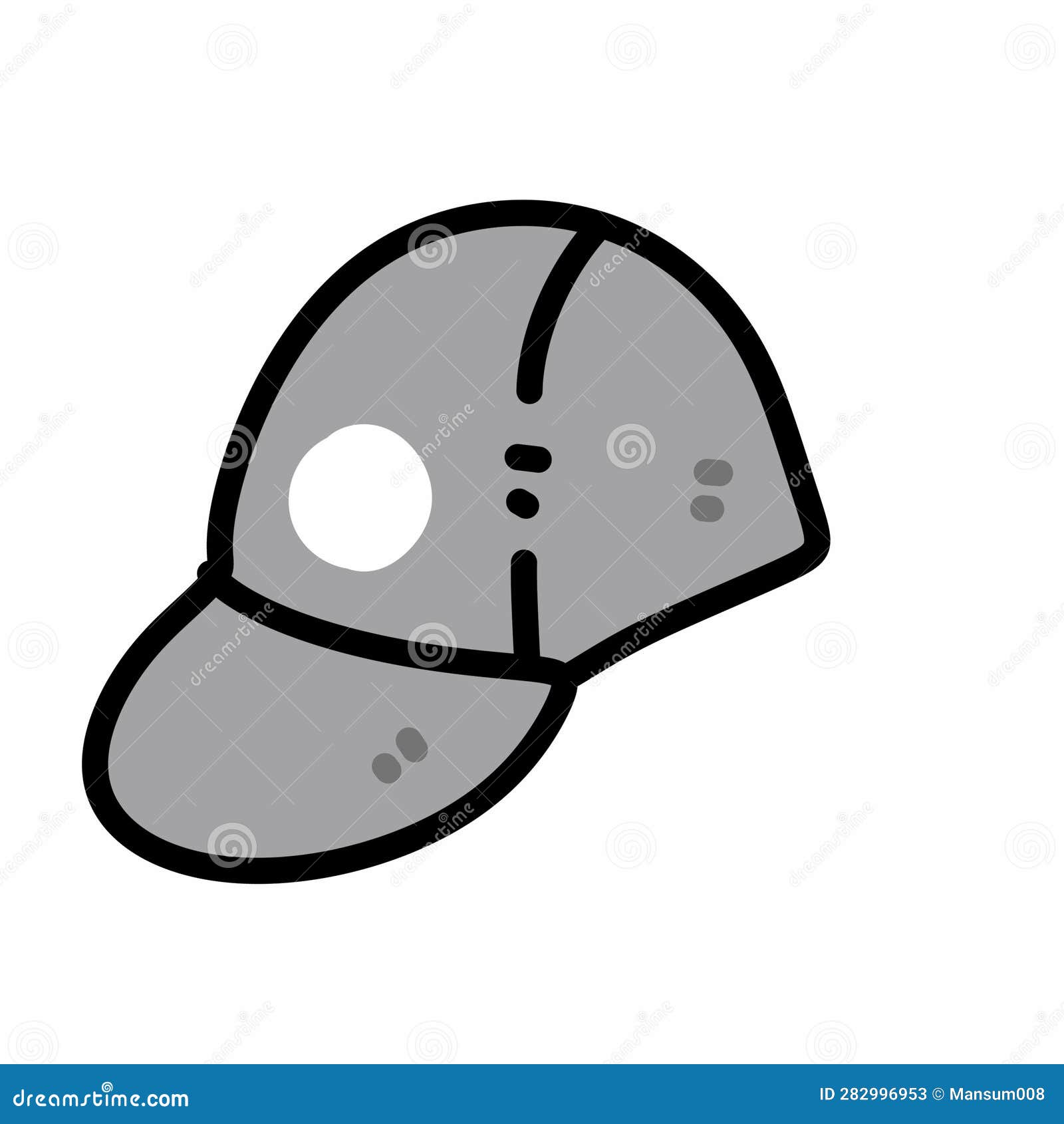 Baseball Cap Cartoon Icon Illustration Stock Illustration ...