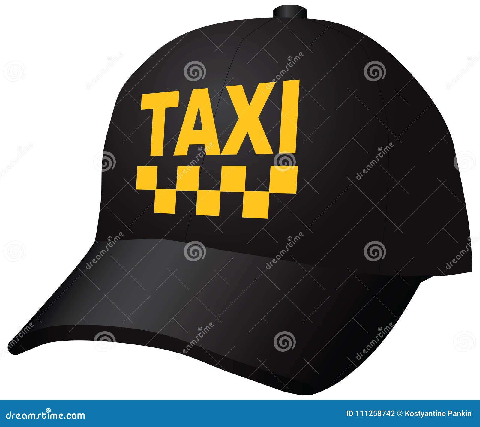 Baseball cap driver stock vector. Illustration of clothing - 111258742