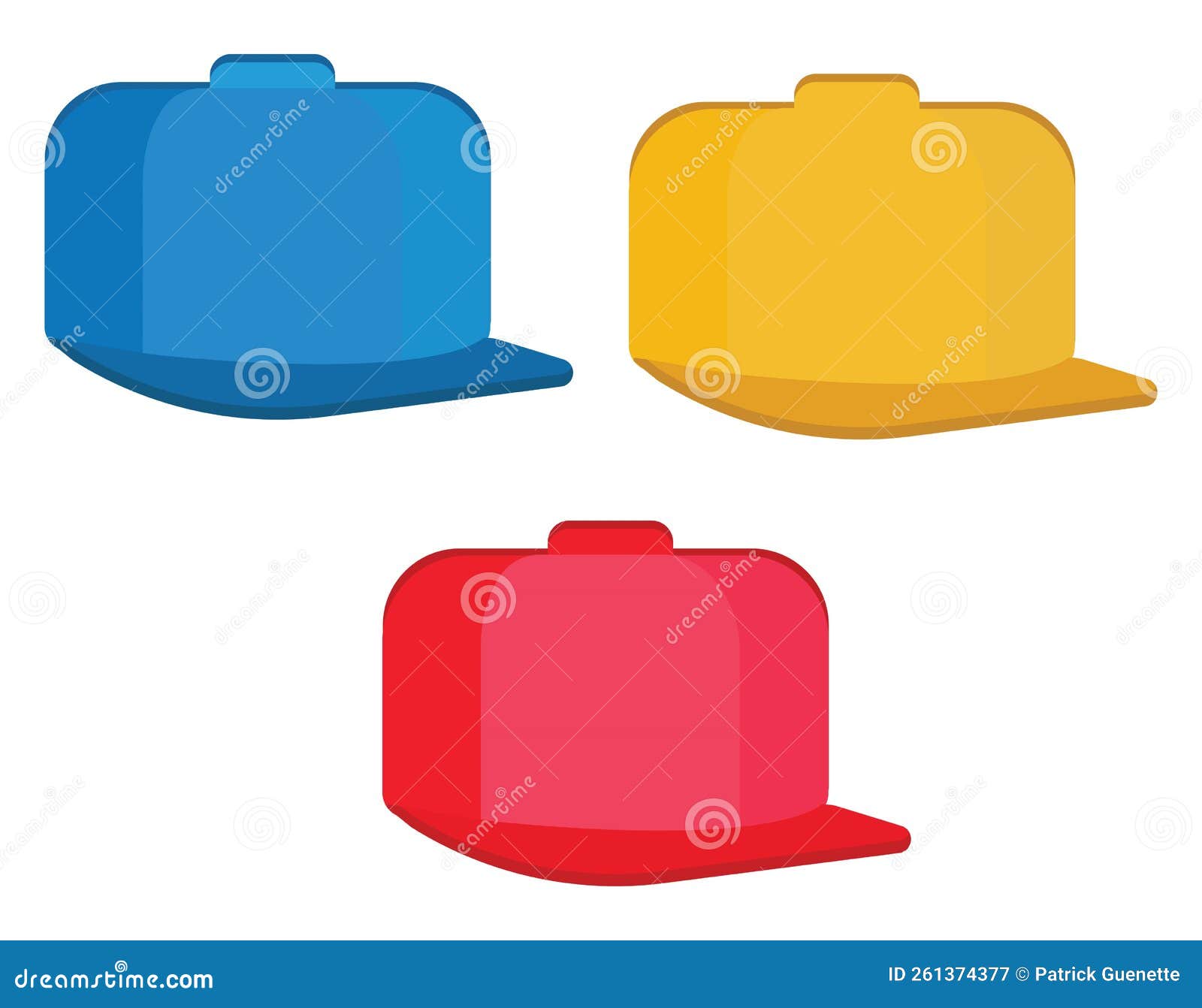 Baseball cap, icon stock vector. Illustration of uniform - 261374377