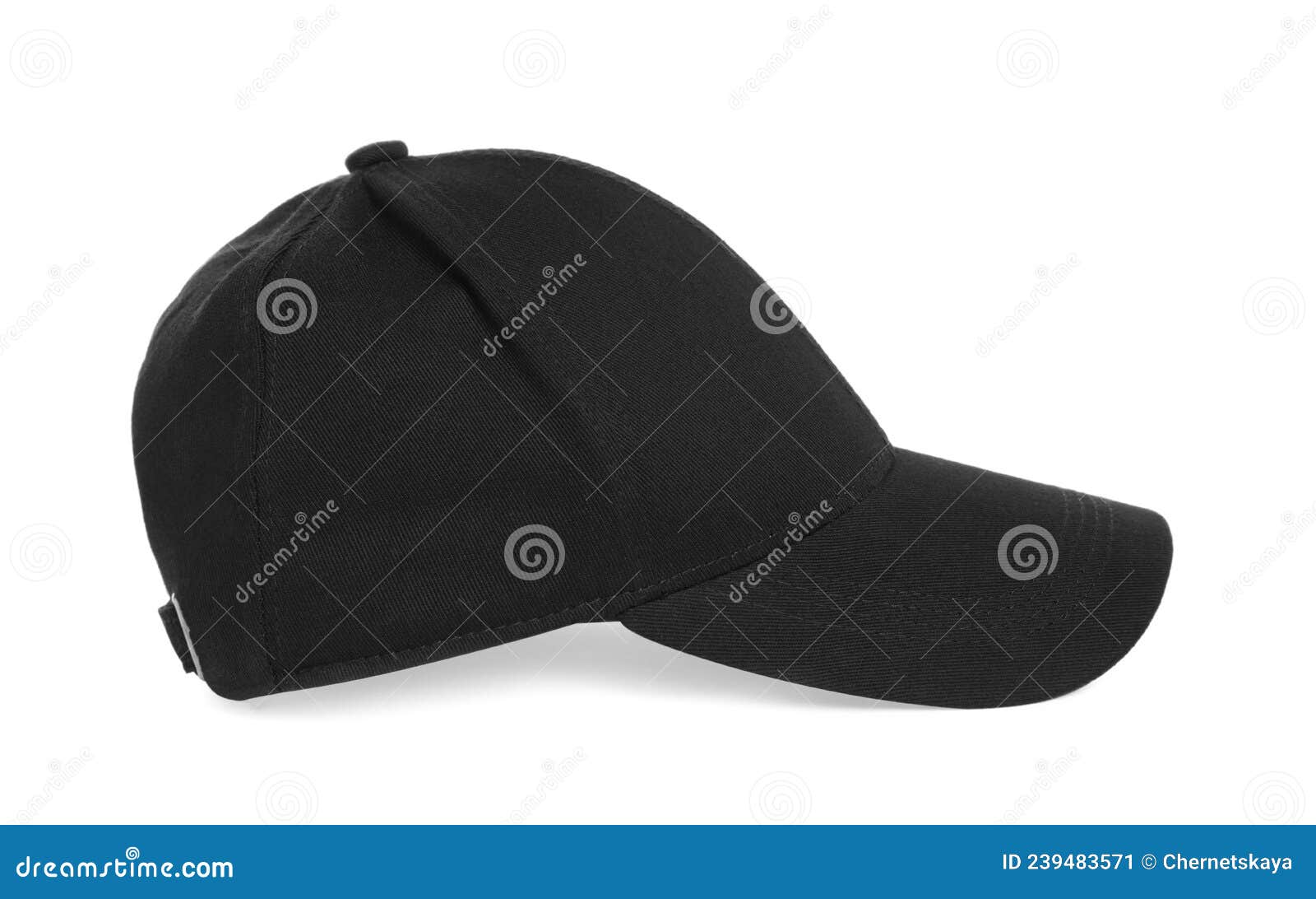 Baseball Cap Isolated on White. Mock Up for Design Stock Image - Image ...