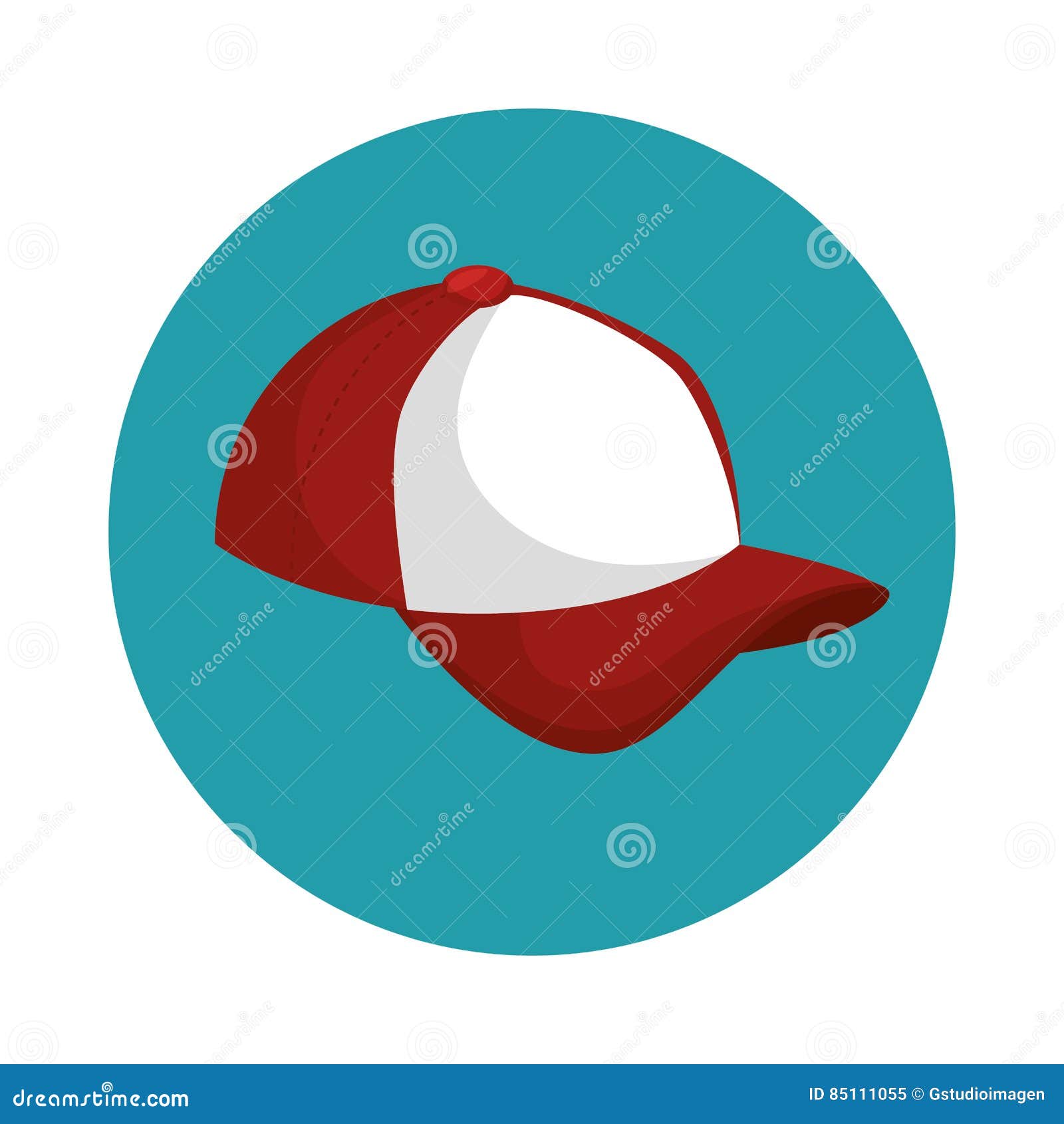 Baseball cap uniform icon stock illustration. Illustration of graphic ...