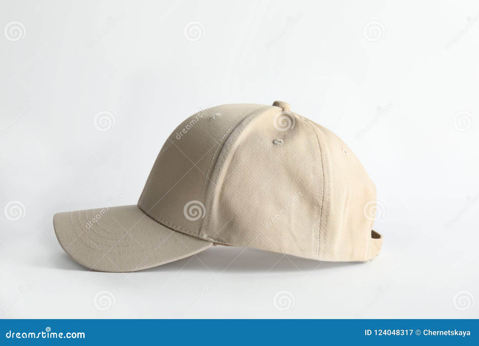 Baseball Cap on White Background Stock Image - Image of object, elegant ...