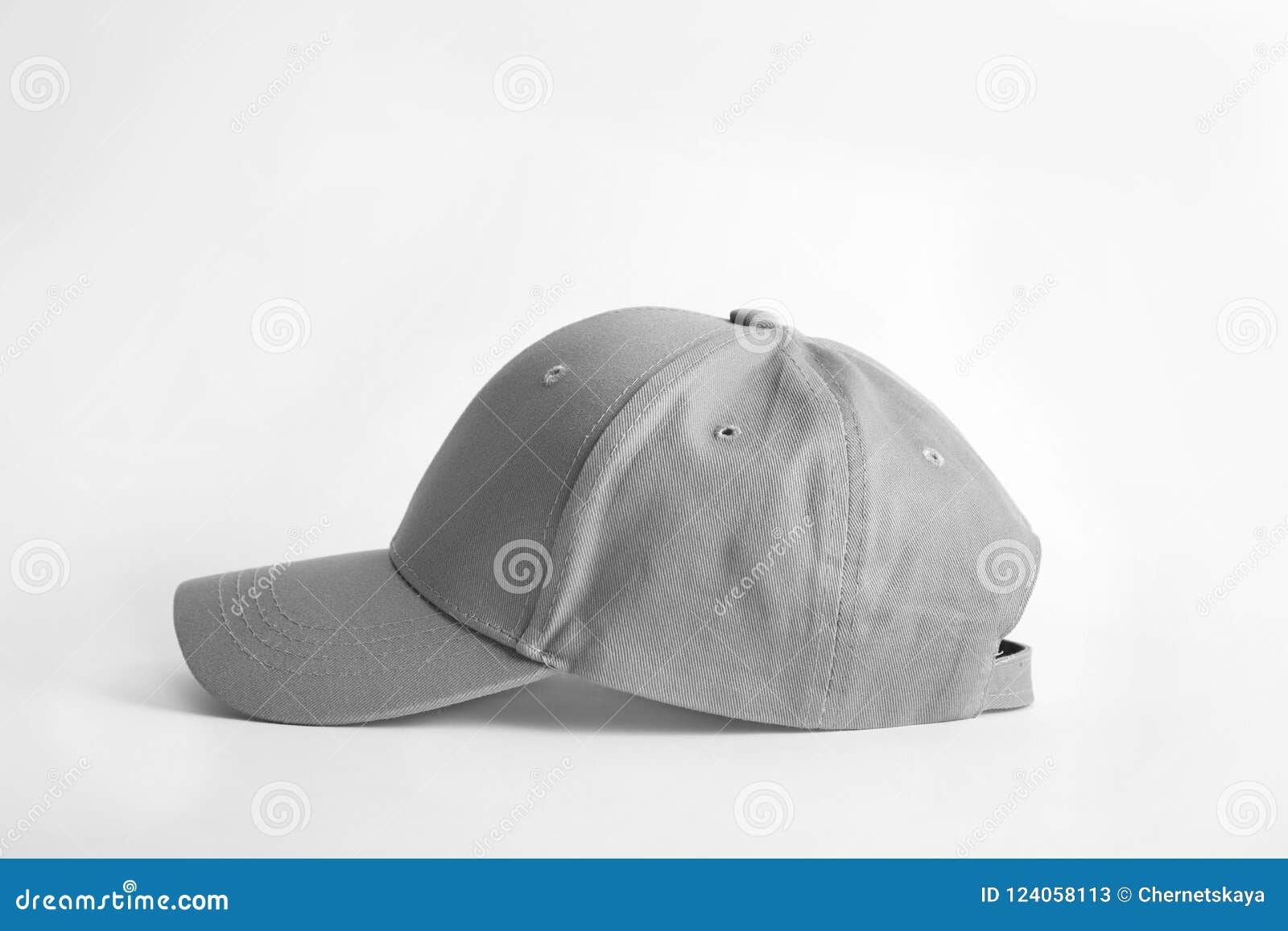 Baseball Cap on White Background Stock Image - Image of advertising ...