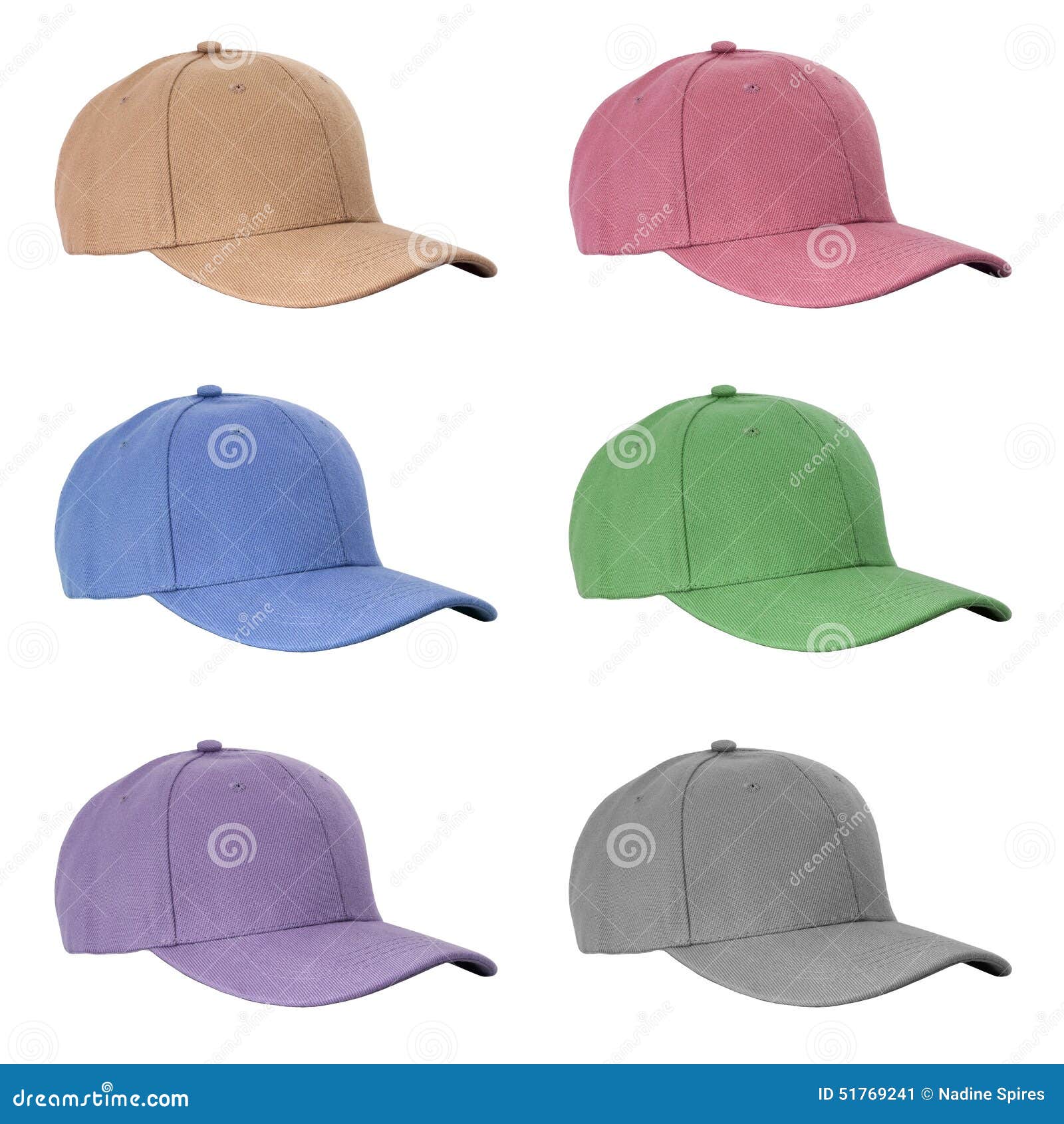 Baseball Caps in Different Colours Stock Image - Image of fashion ...