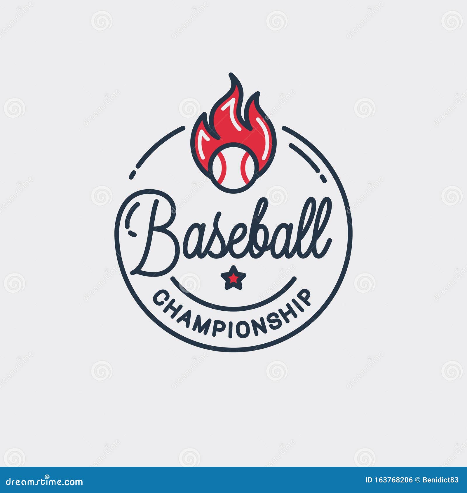 Baseball Championship Logo. Baseball Logo, Poster, Banner Template ...