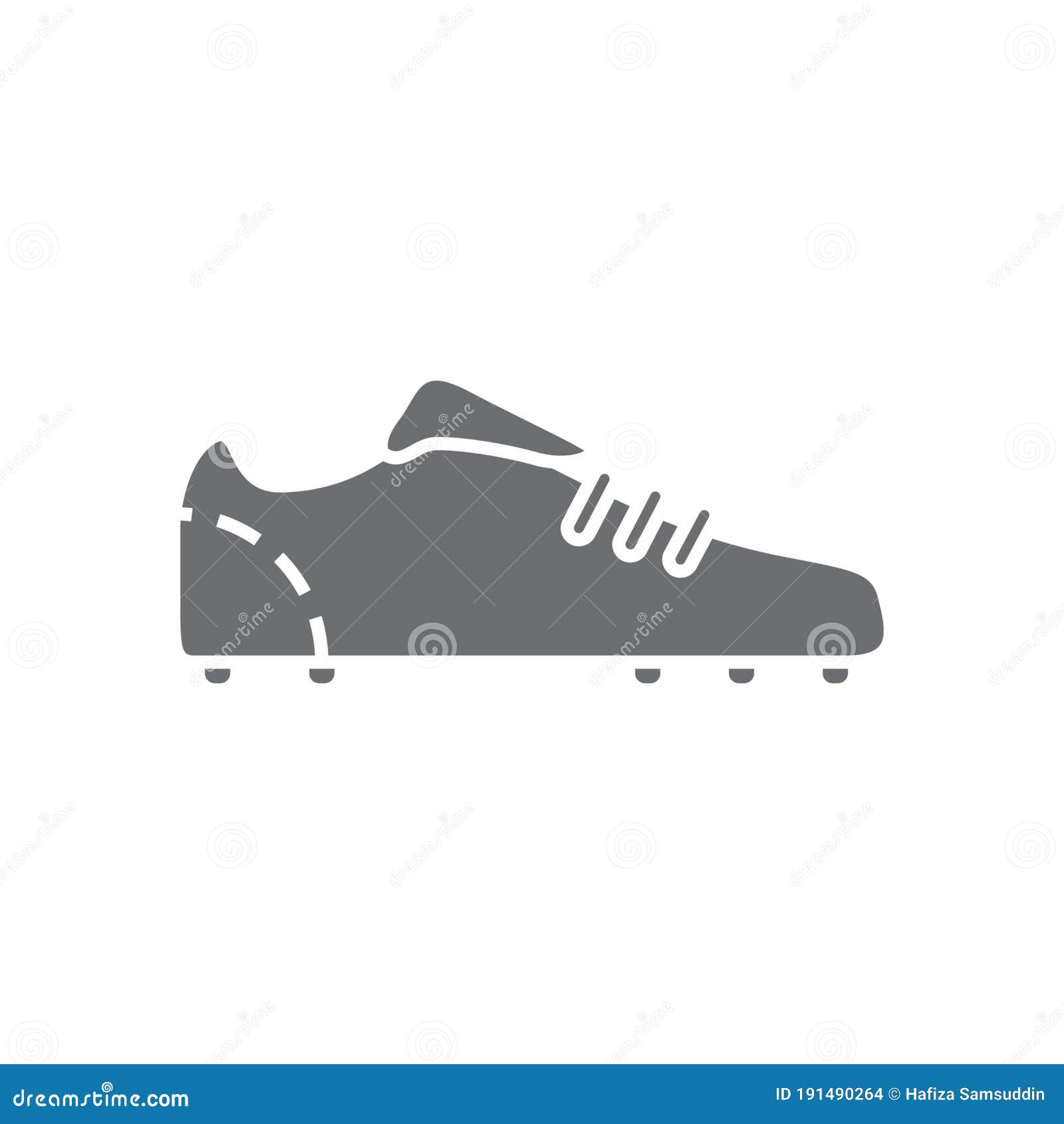 Baseball Cleats. Vector Illustration Decorative Design Stock Vector ...