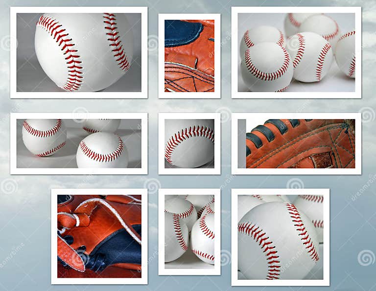 Baseball Collage stock photo. Image of equipment, play - 7545614