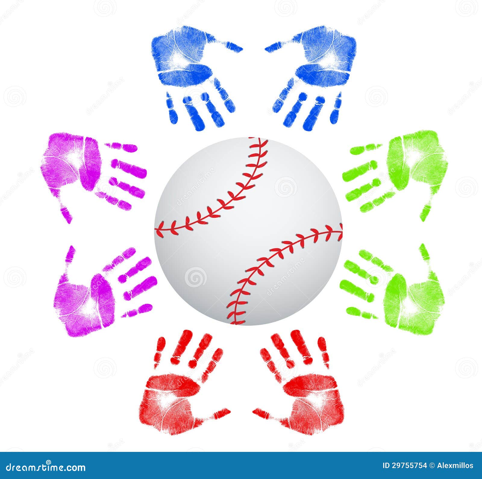 Baseball community concept stock illustration. Illustration of ball ...
