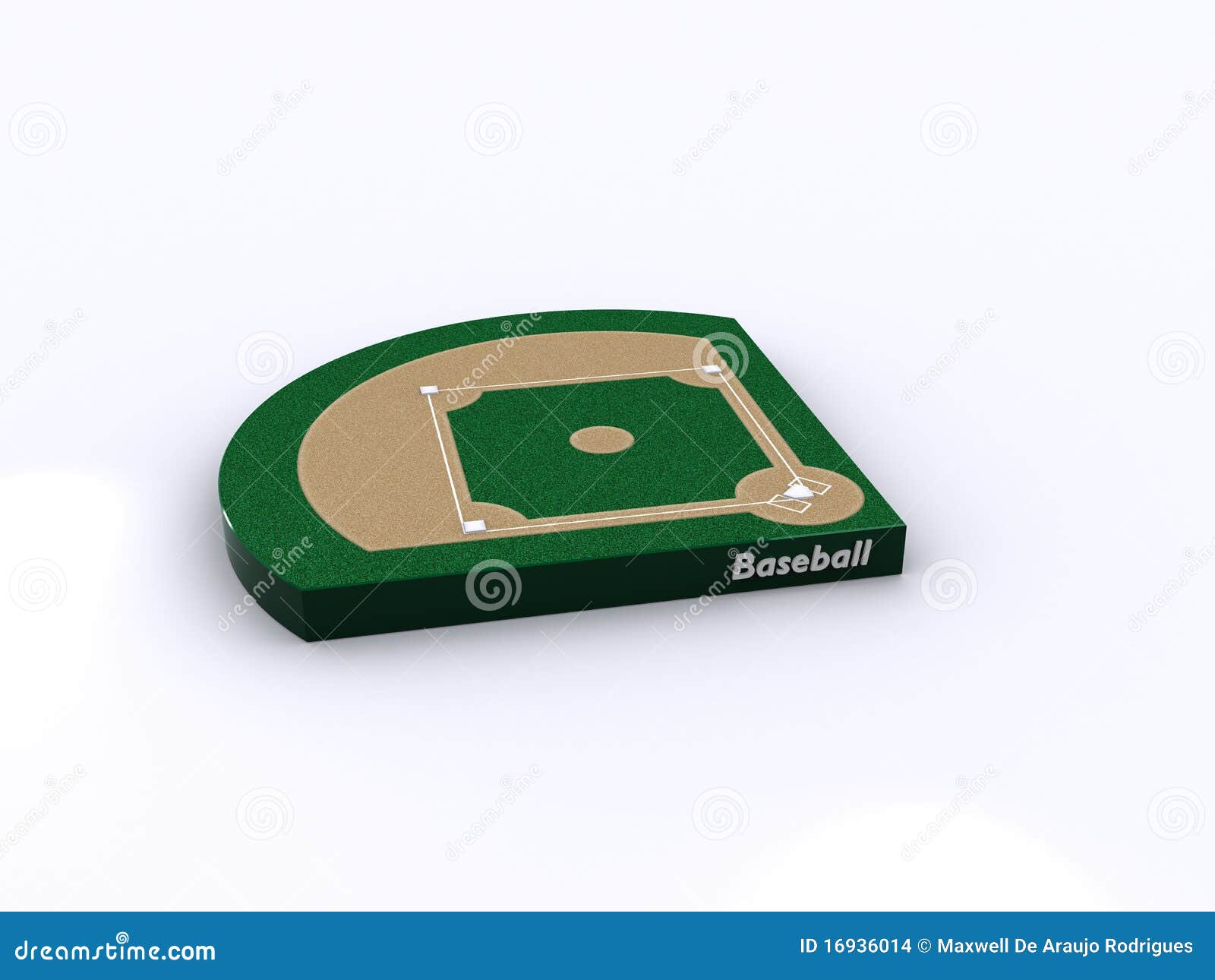 Baseball court icon stock photo. Illustration of america - 16936014