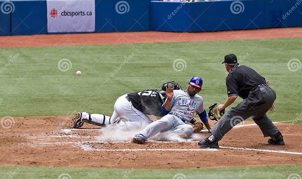 Baseball: Derek Lee Slides into Home Editorial Photo - Image of grass ...