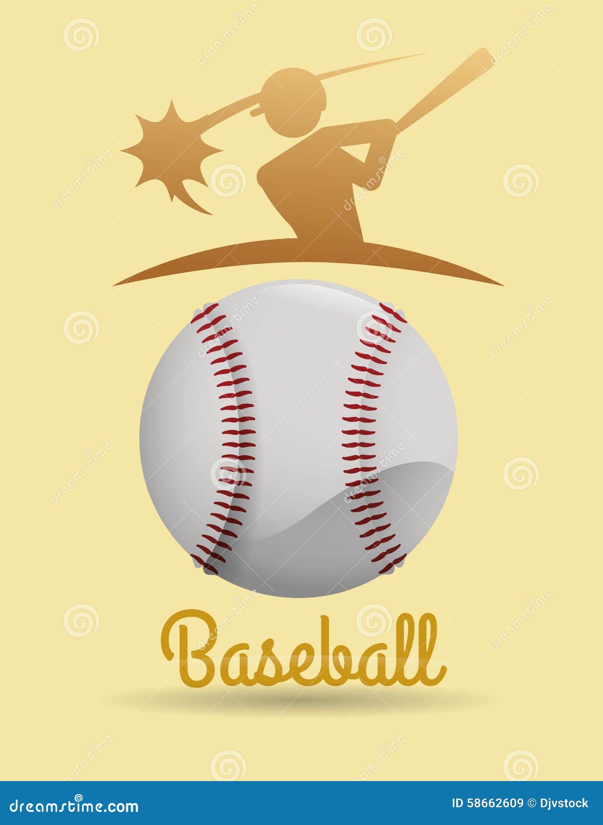 Baseball design stock illustration. Illustration of graphic - 58662609
