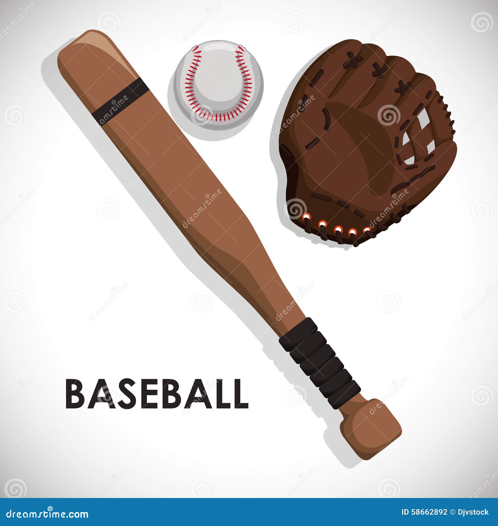 Baseball design stock vector. Illustration of lifestyle - 58662892