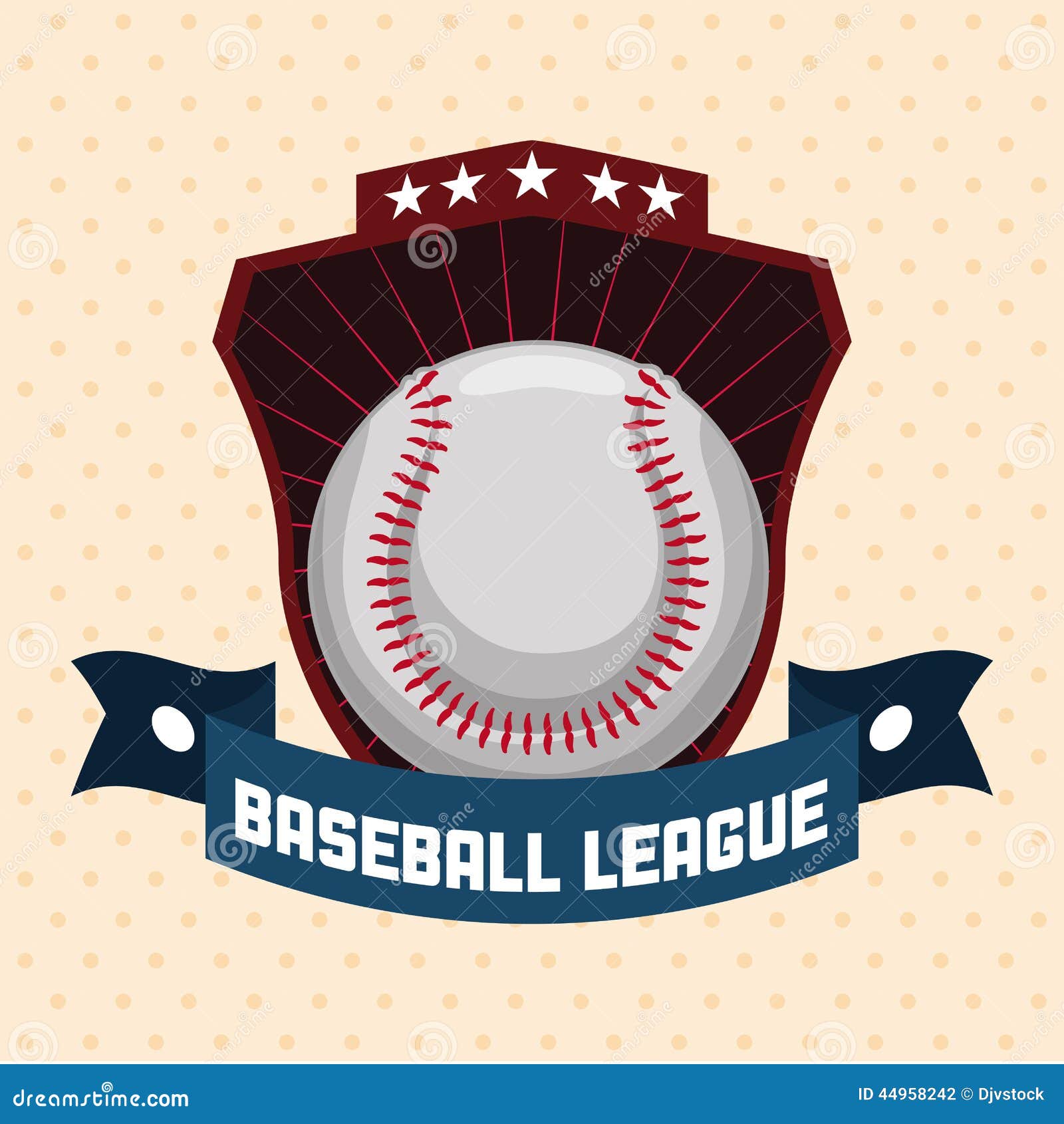 Baseball design stock vector. Illustration of symbol - 44958242