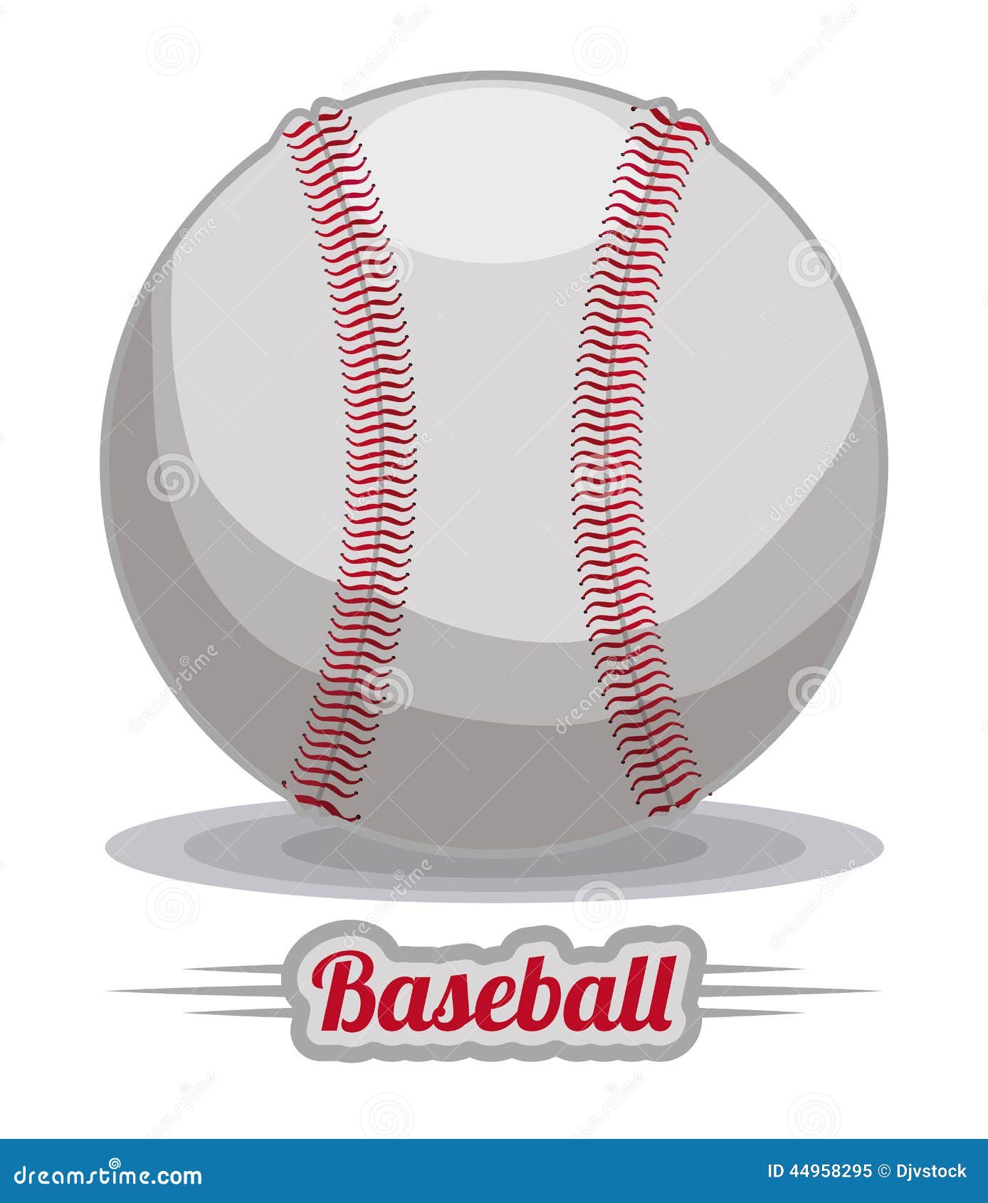 Baseball design stock vector. Illustration of sport, label - 44958295