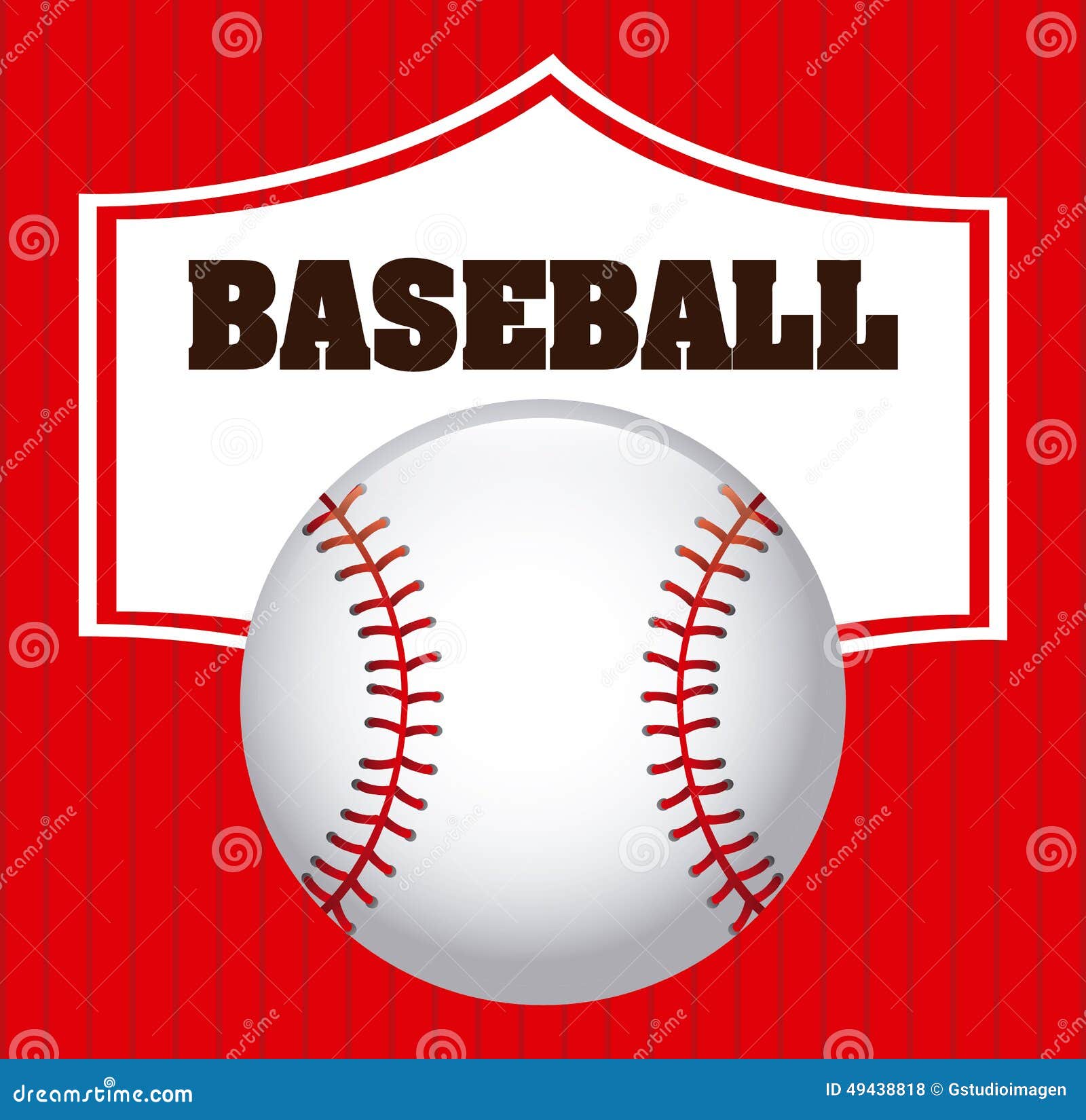 Baseball design stock illustration. Illustration of competition - 49438818