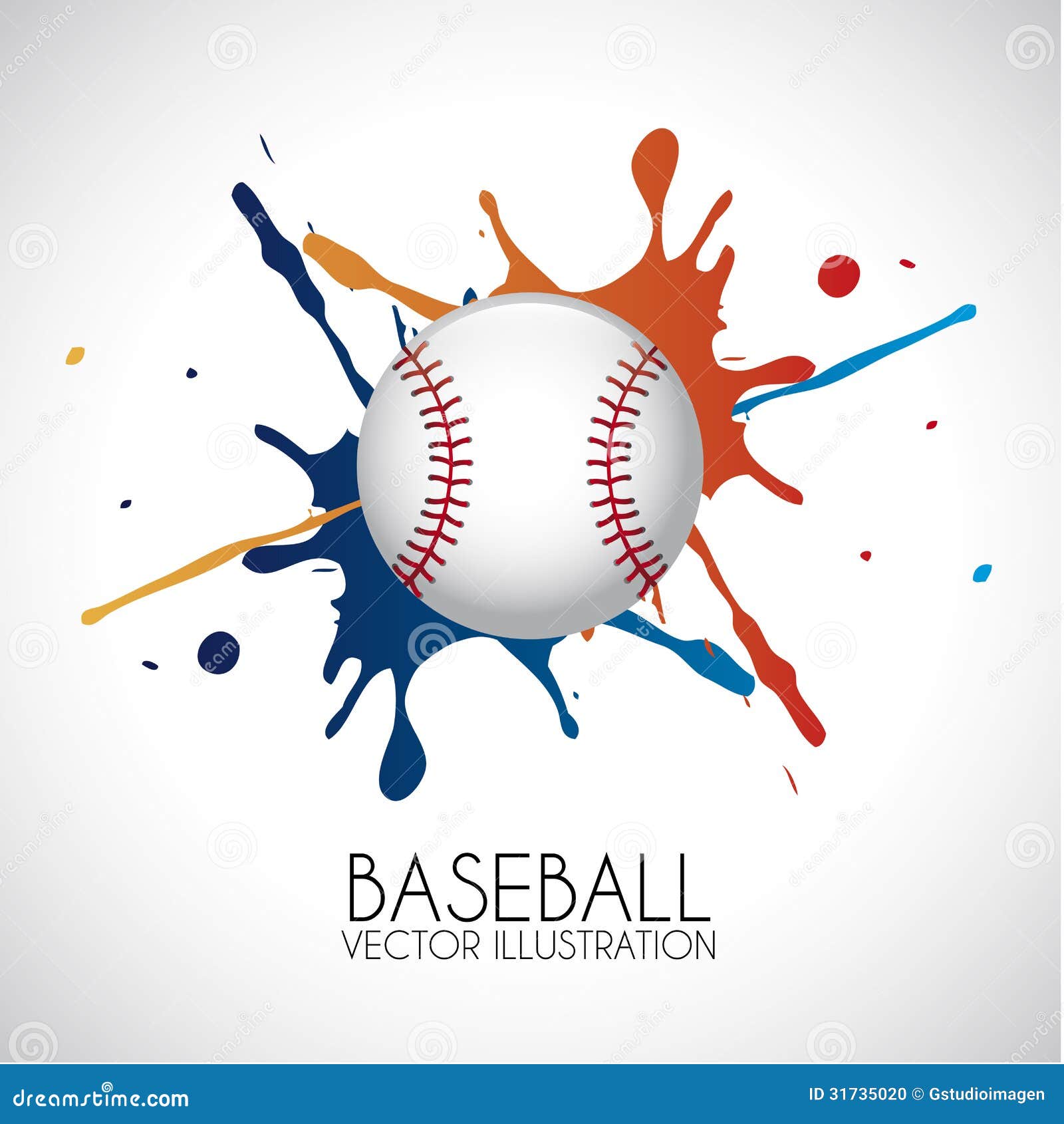Baseball design stock vector. Illustration of athletics - 31735020