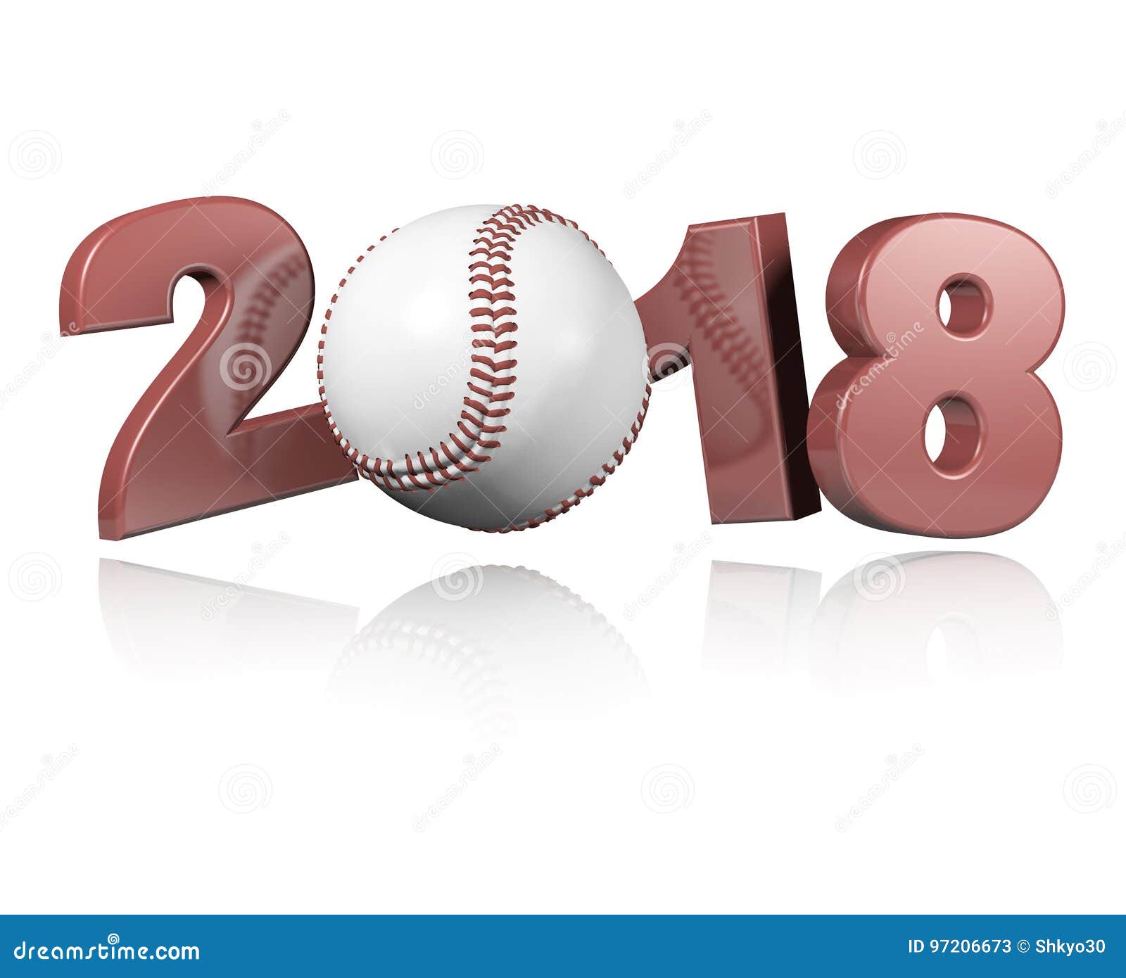 Baseball 2018 Design stock illustration. Illustration of champion ...