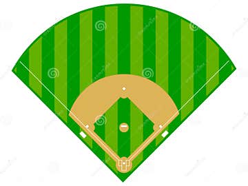 Baseball Diamond stock vector. Illustration of design - 19047917