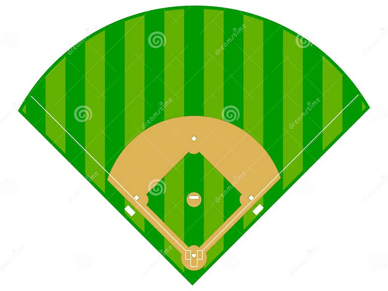 Baseball Diamond stock vector. Illustration of design - 19047917