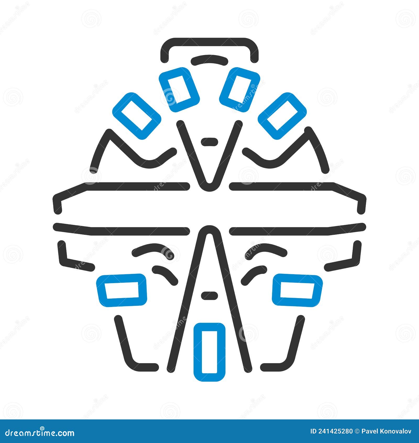 Baseball Face Protector Icon Stock Vector - Illustration of face, gear ...