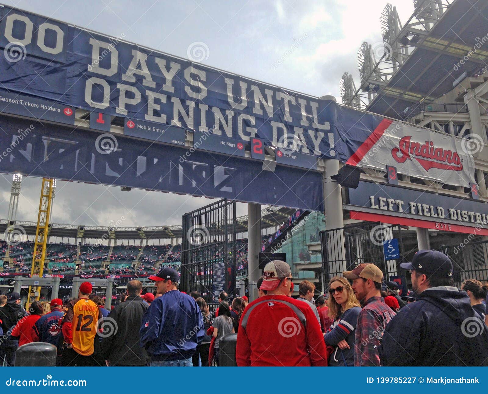 Progressive Field Opening Day 2024 Eddi Nellie
