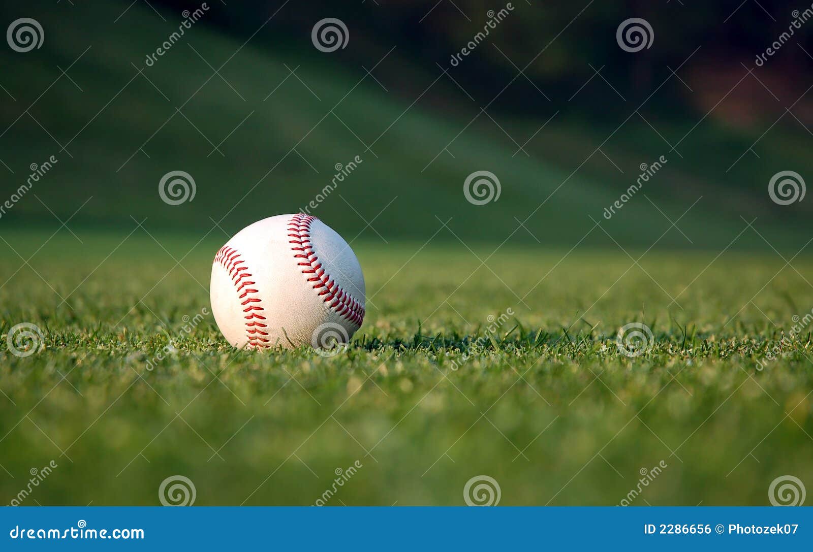 Baseball on the field stock photo. Image of park, play - 2286656
