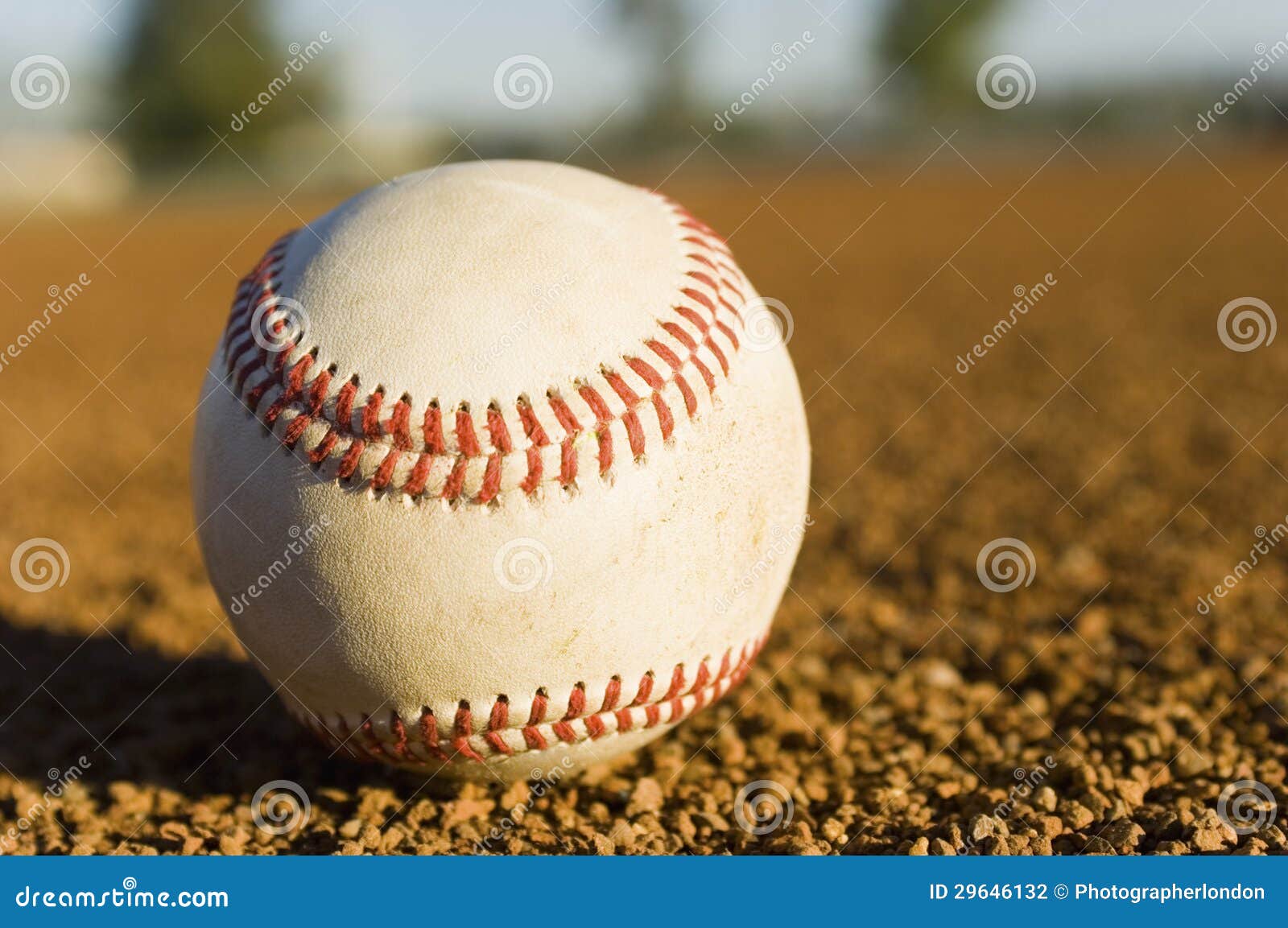 Baseball on Field stock photo. Image of field, focus - 29646132