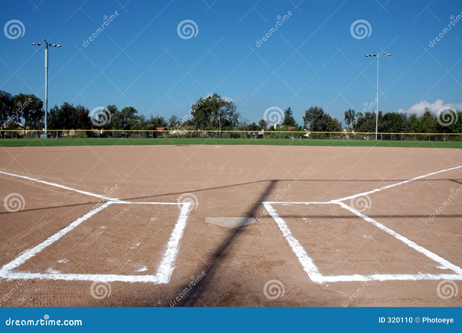Baseball field stock photo. Image of summer, recreation - 320110