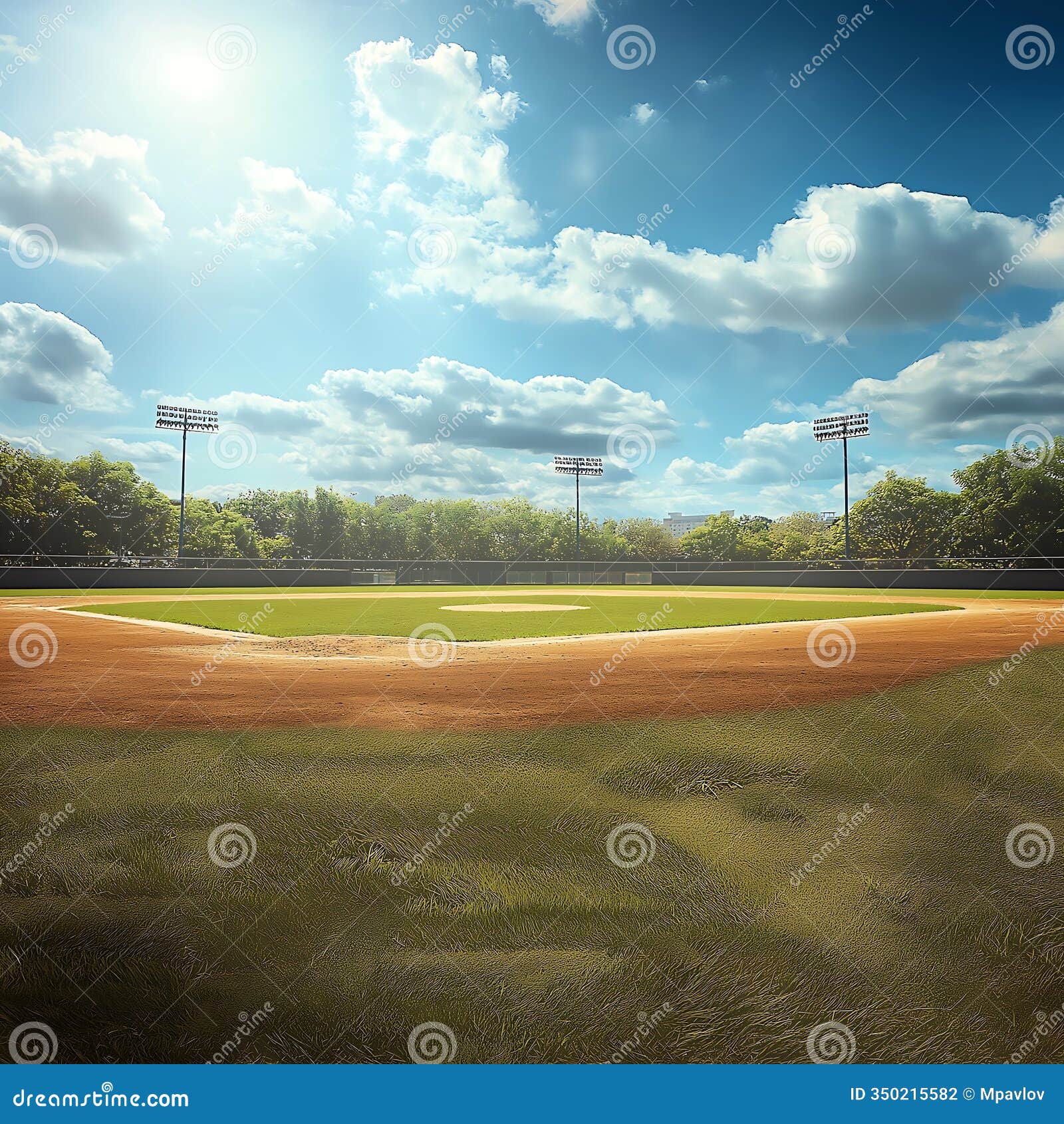 Baseball Field, Amateur Field Royalty-Free Stock Image | CartoonDealer ...