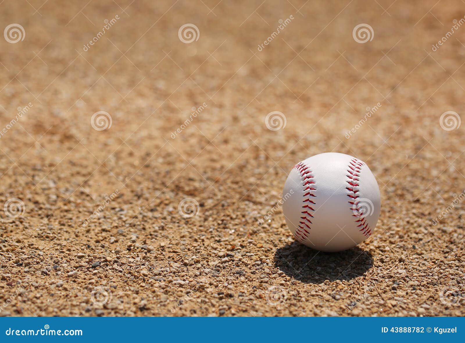 Baseball on Field stock photo. Image of recreation, infield - 43888782