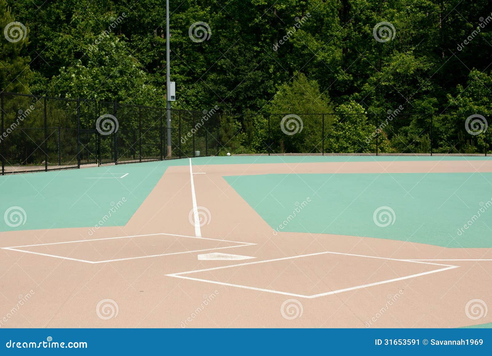 Baseball Field for the Disabled Stock Image - Image of infield, diamond ...