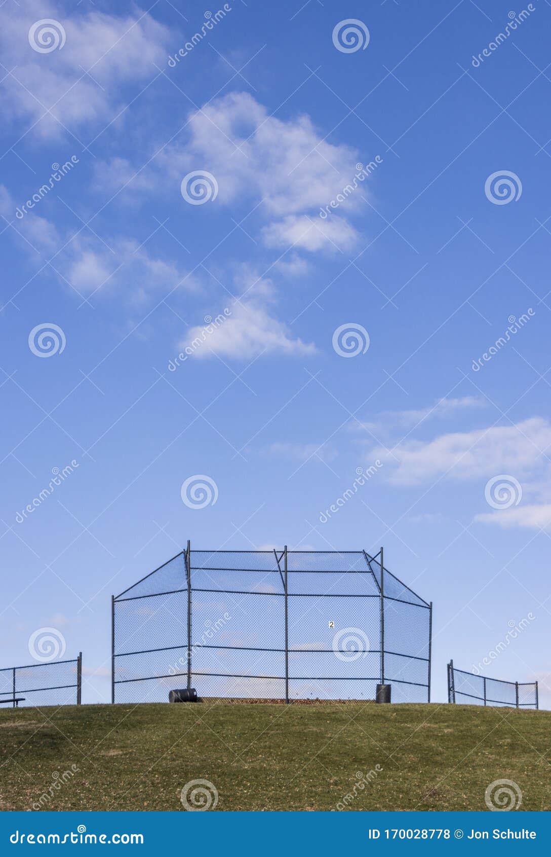 Empty baseball field stock photo. Image of fastpitch - 170028778