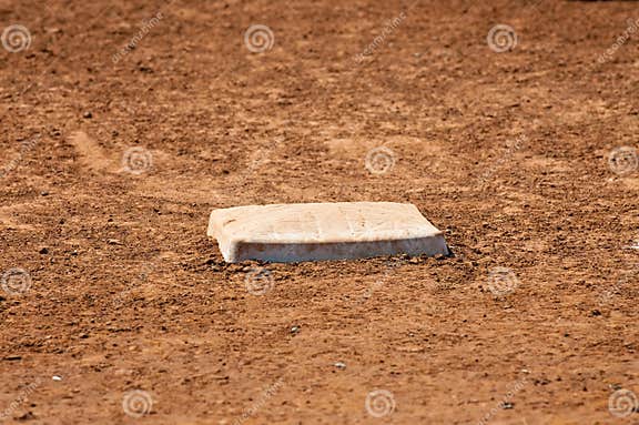 Baseball field first base stock image. Image of team - 31494153