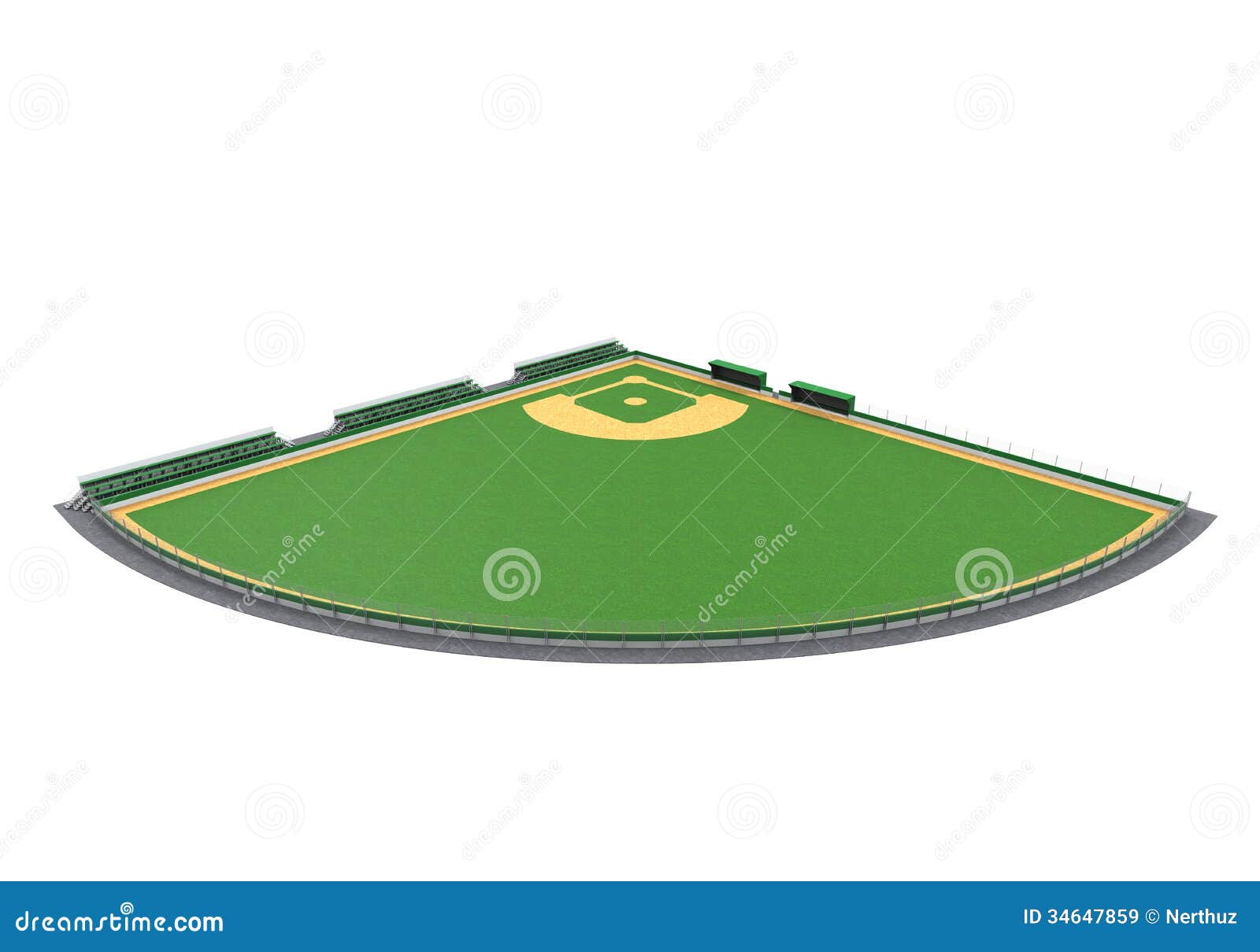 Baseball Field Cartoon