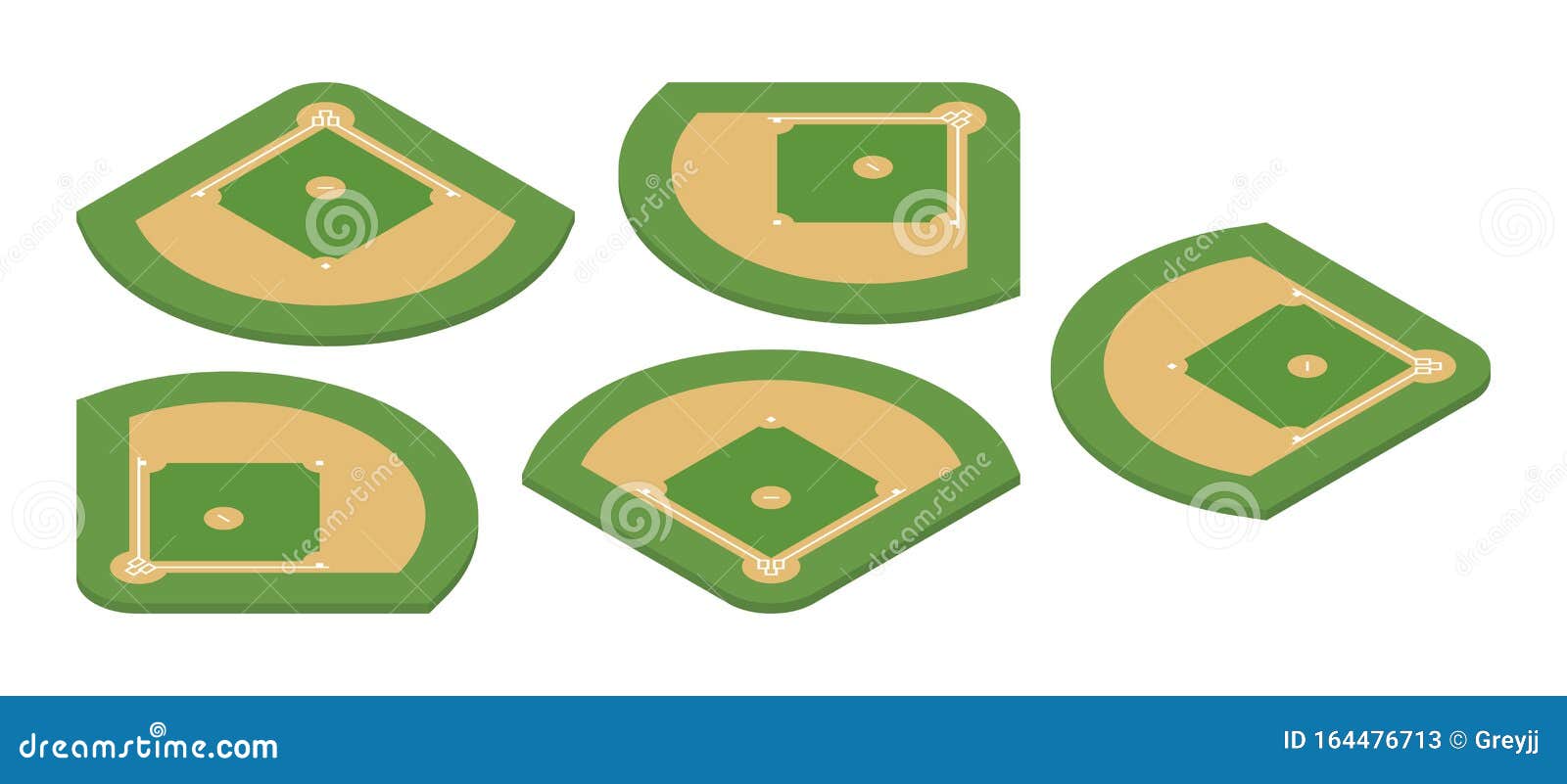 Baseball Diamond Vector