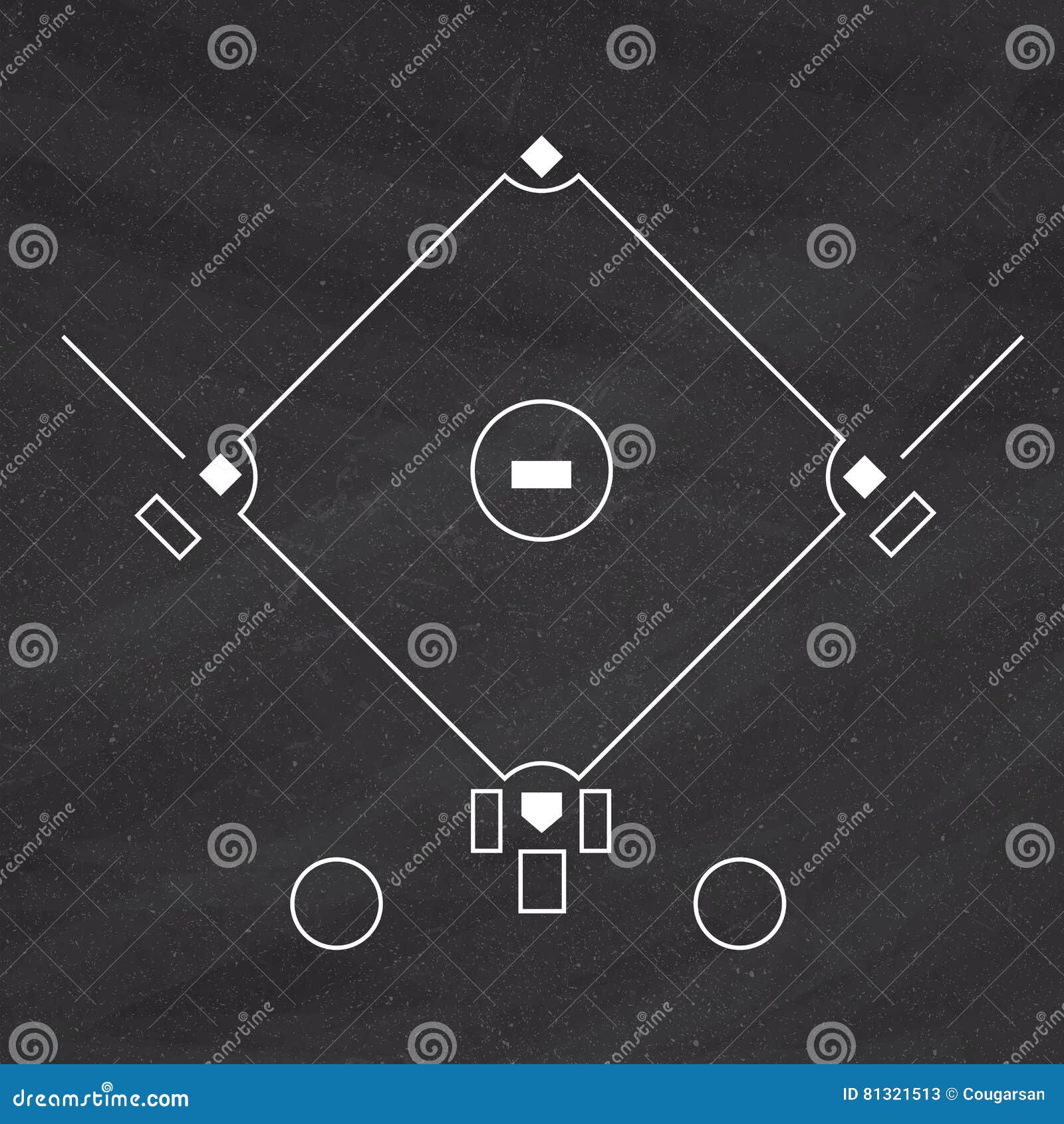 Baseball Diamond Template Printable